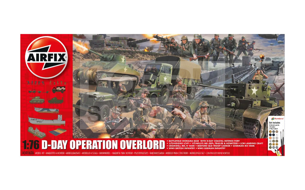 Airfix - Starter Set - D-Day Operation Overlord Set harcjárm